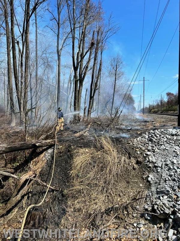 Large Brush Fire In The Area Of The Exton Train Station - West ...